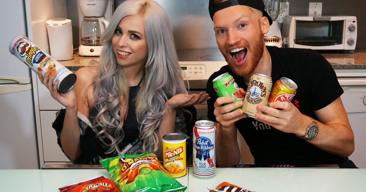 Weird American Junk Foods & Drinks Review